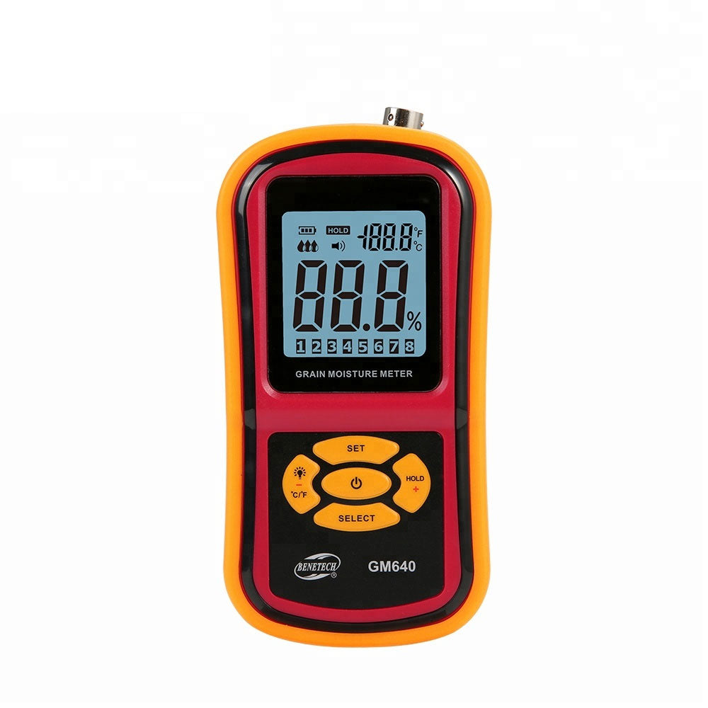 Digital Moisture Meter | Grain Moisture Tester – M640 | Inspection Tool ...