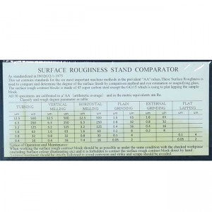 30 Piece Specimen Comparator & Roughness - Comprehensive Surface ...
