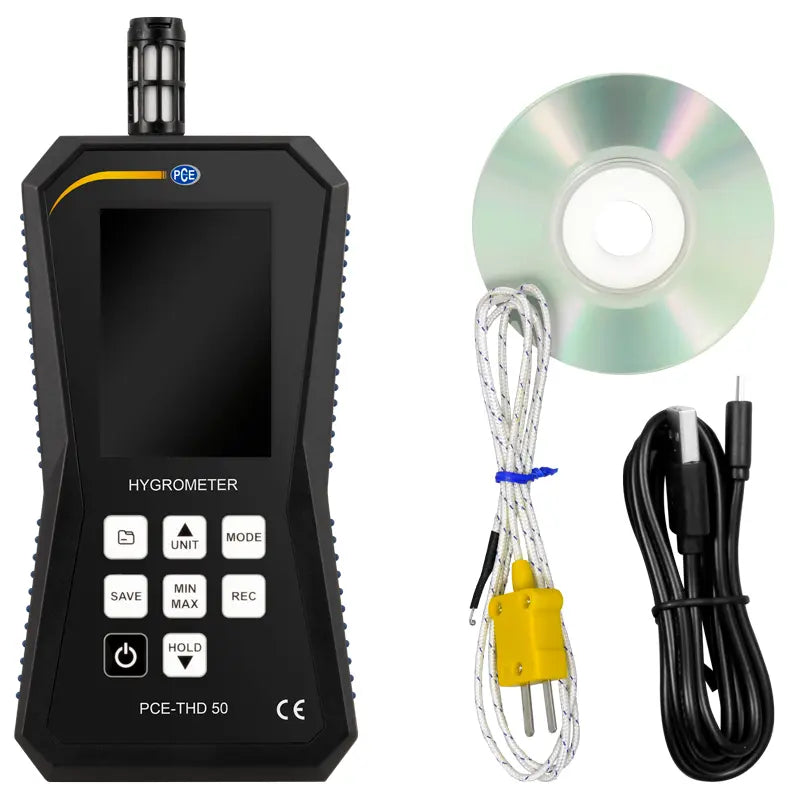 Thermo-Hygrometer | Dew Point & Temperature Humidity Meter – PCE-THD 50 ...